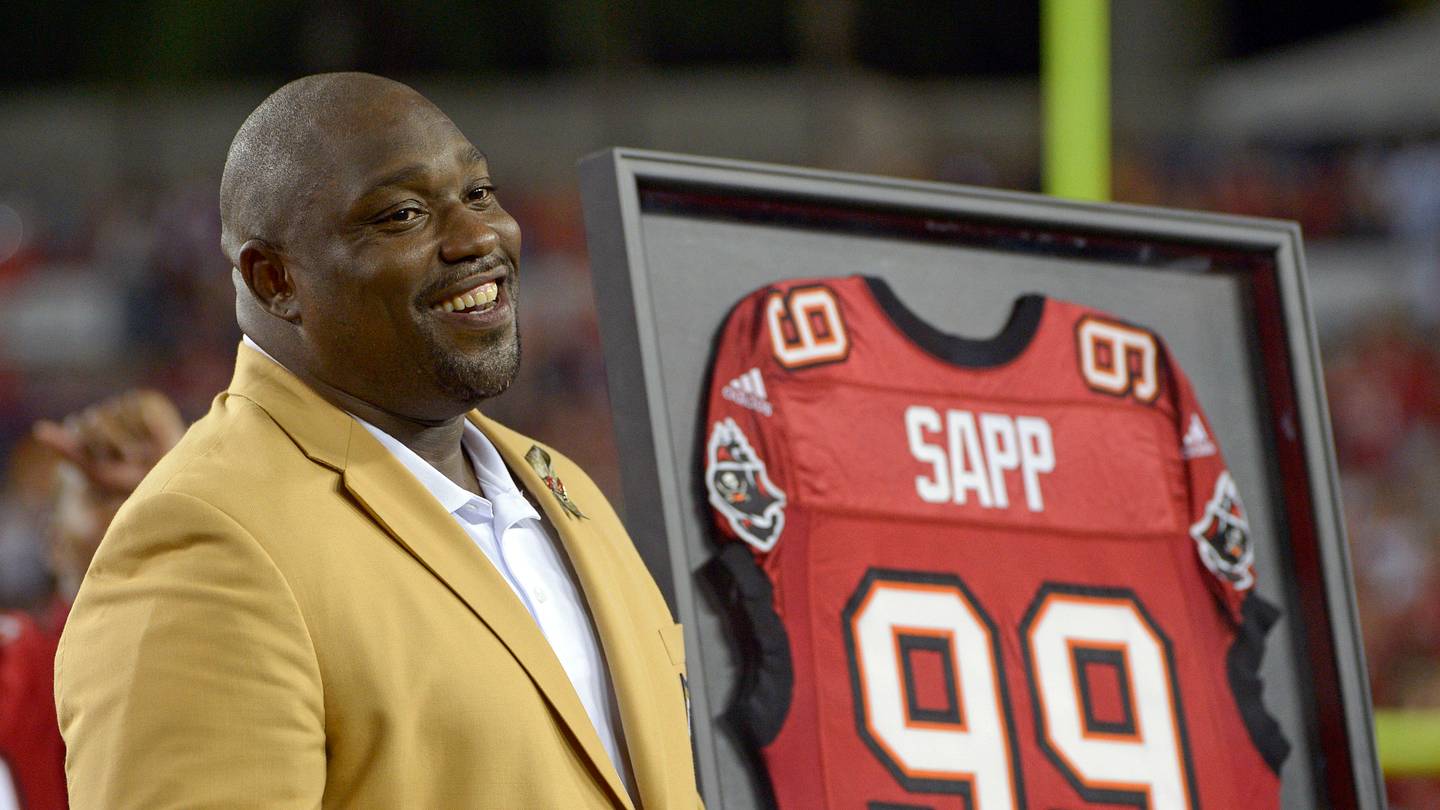 NFL Hall of Famer Warren Sapp charged with domestic battery - Sports ...