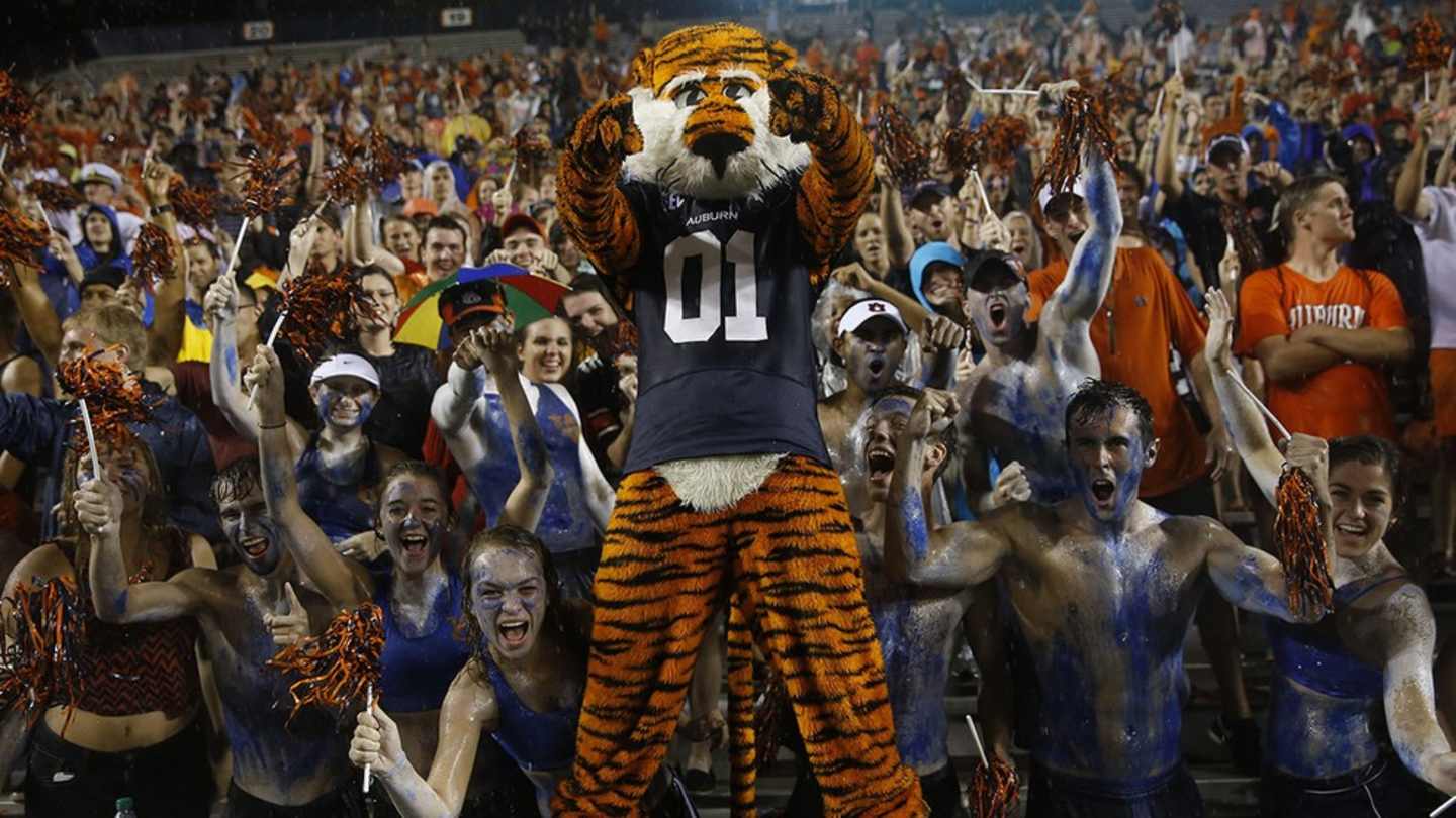 Aubie the Tiger leads Auburn to victory over San Jose State - Sports ...