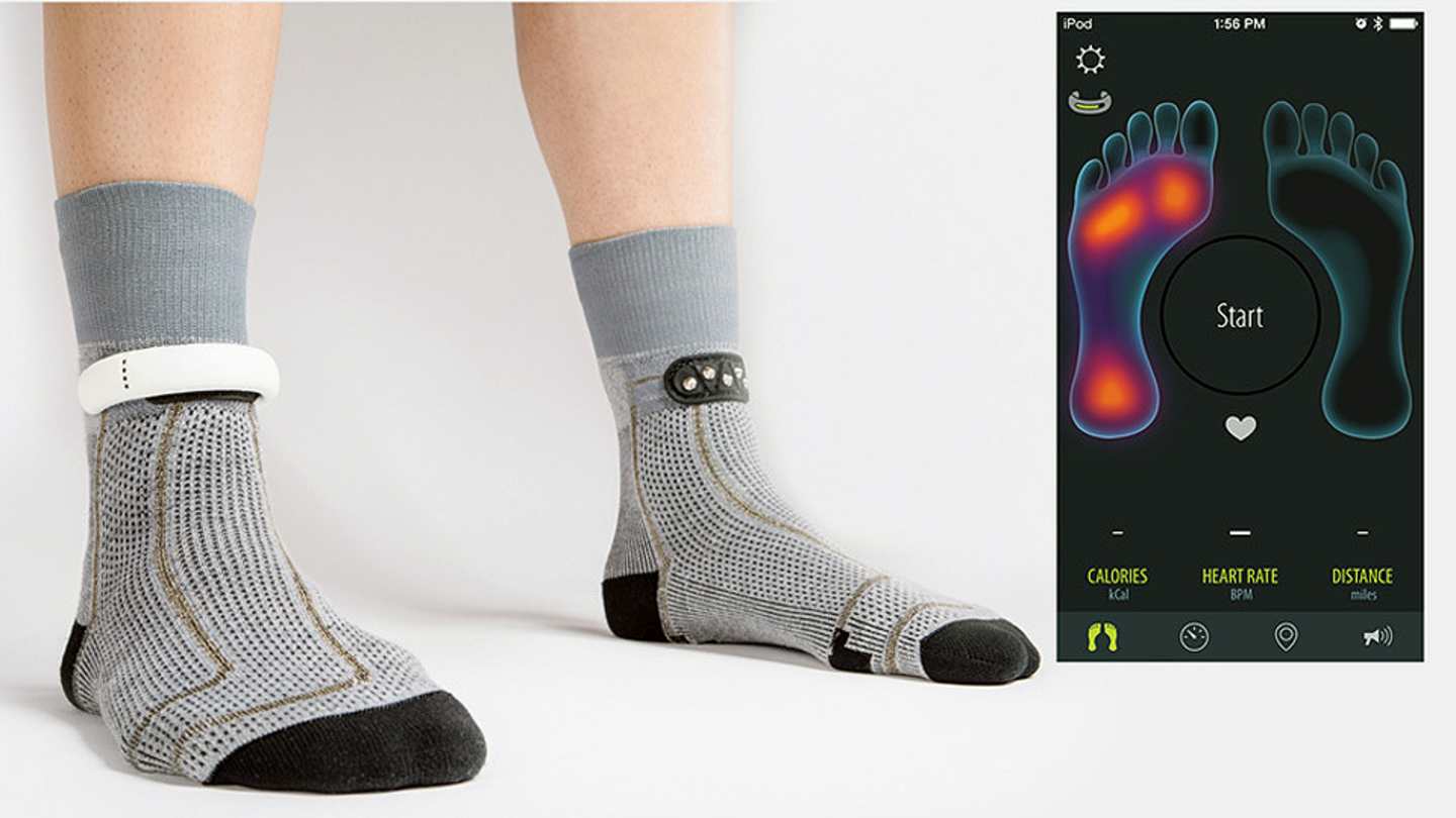 Sensoria's smart socks measure running patterns, improving gait ...
