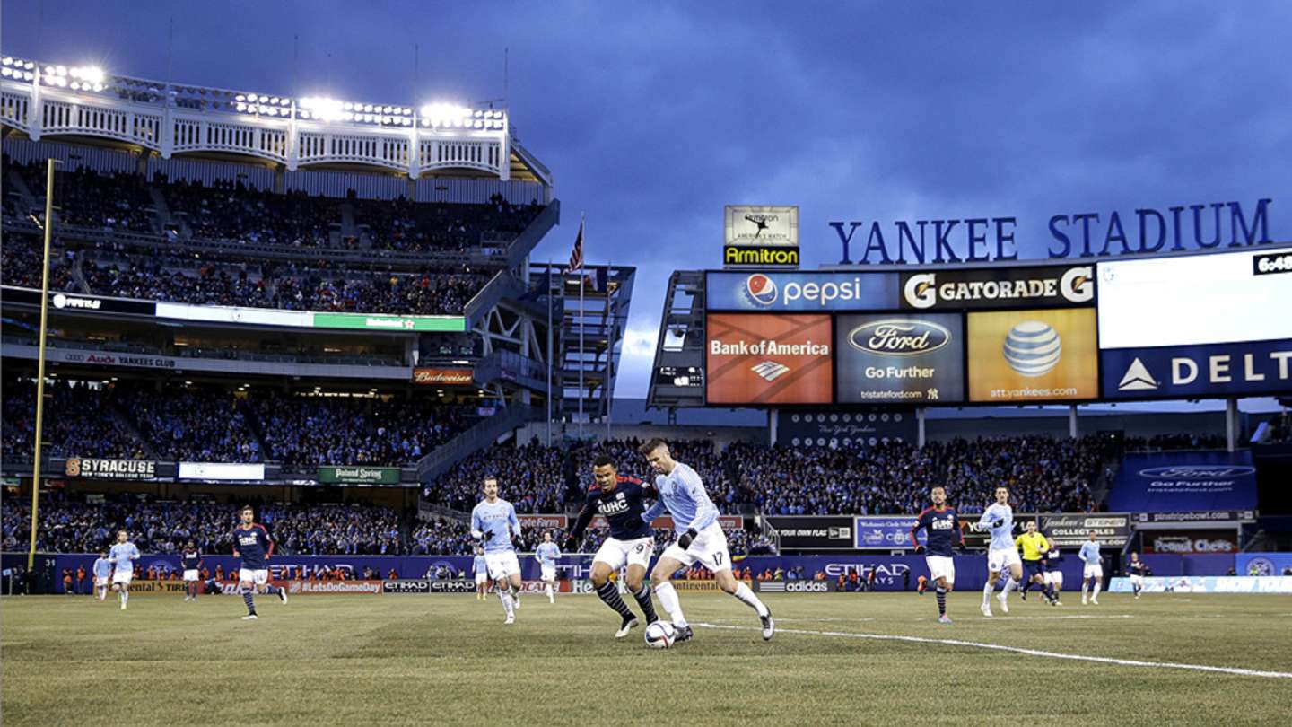 NYCFC wins home debut over Revolution at Yankee Stadium - Sports ...