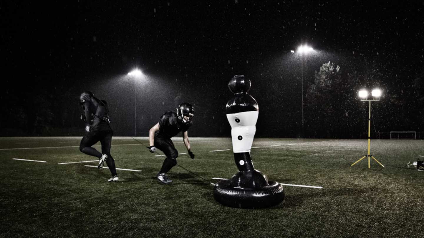 Shadowman simulates live tackling for safer football training - Sports ...