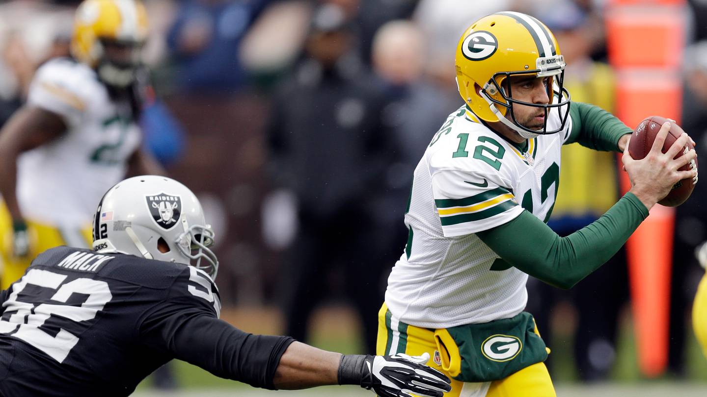 Packers beat Raiders 30-20 after clinching playoff spot - Sports ...