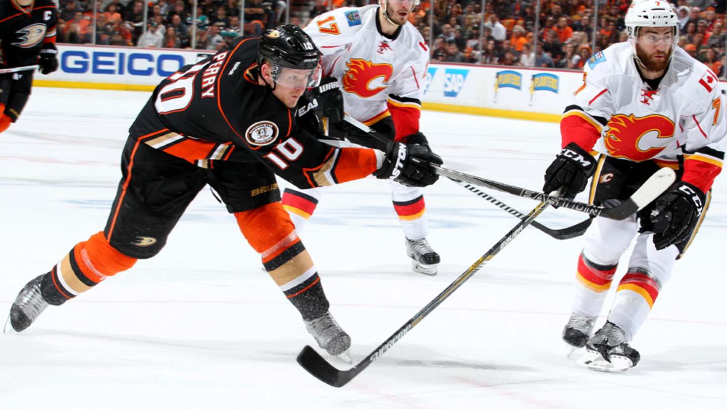 NHL playoffs: Corey Perry, Ducks eliminate Flames in Game 5 - Sports ...