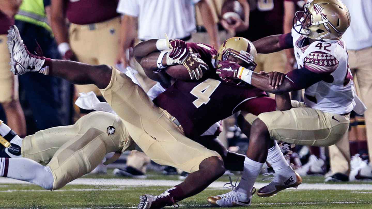 Boston College QB Darius Wade exits game on crutches - Sports Illustrated