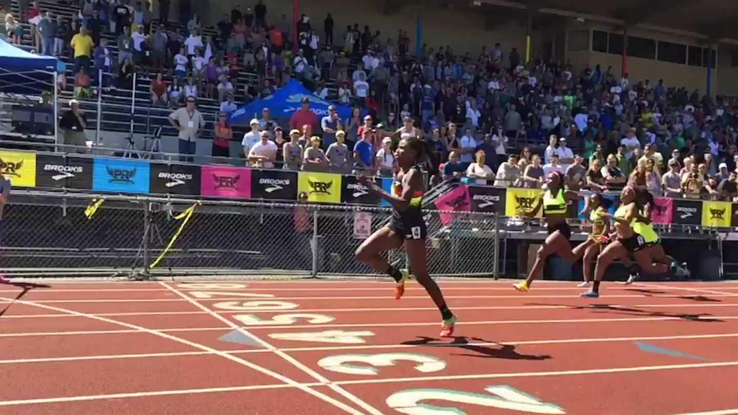 Candace Hill: 16-year-old sets high school girls 100m dash record ...