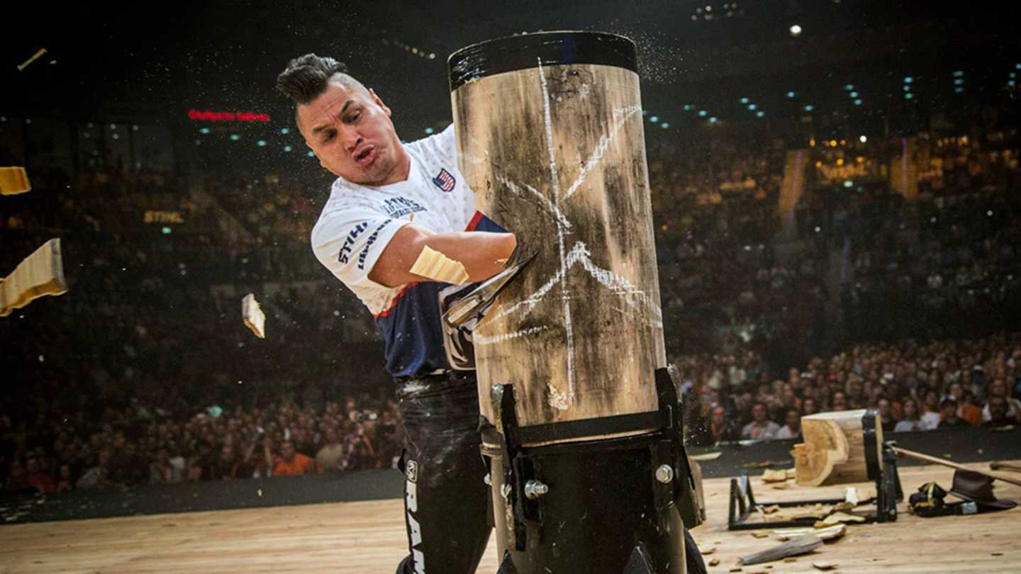 STIHL TIMBERSPORTS: David Moses training to take home the title ...