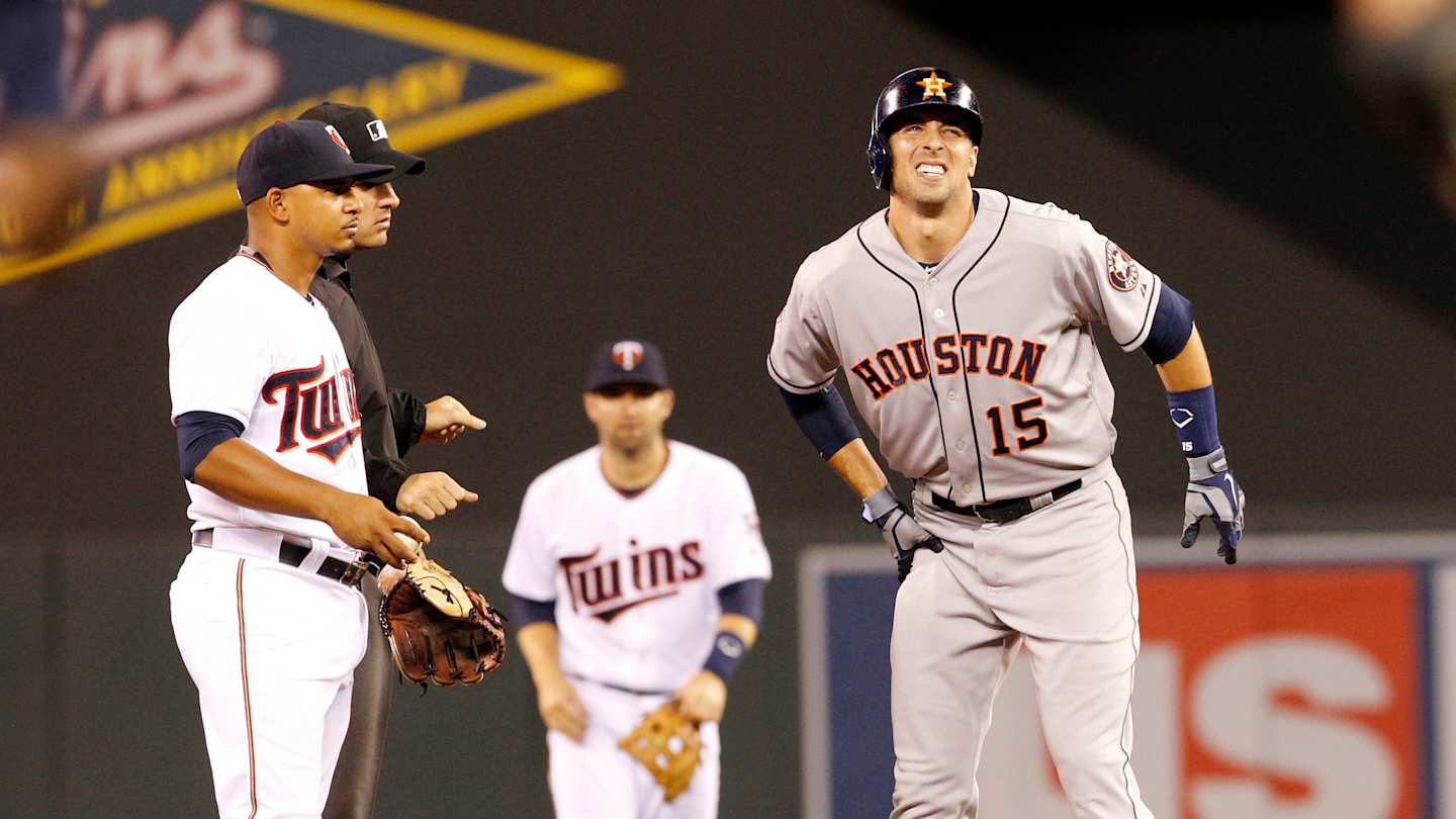 Astros place catcher Jason Castro on DL with quad strain - Sports ...