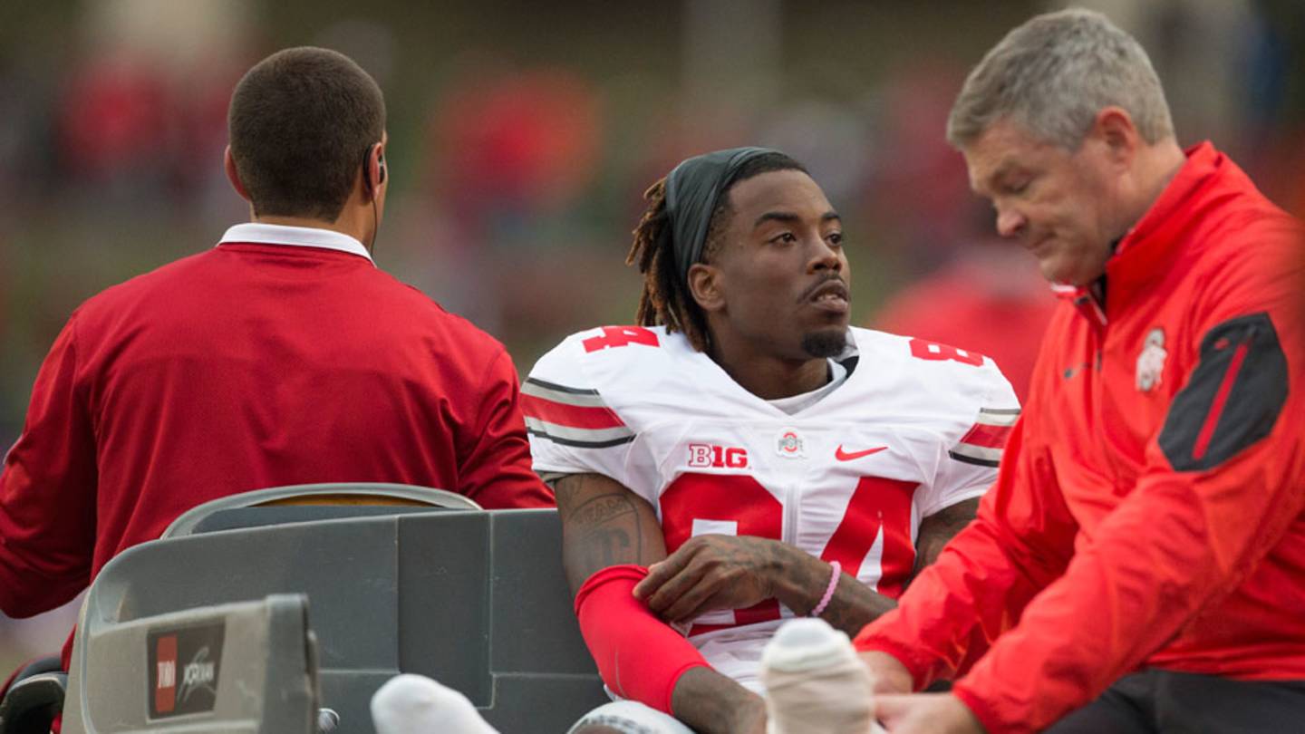 Ohio State WR Corey Smith out for season with leg injury - Sports ...