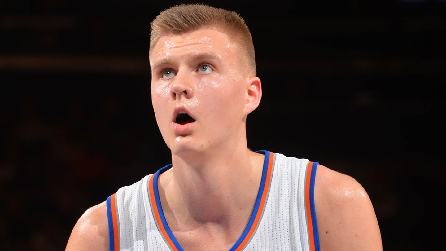 New York Knicks rookie Kristaps Porzingis not intimidated by NBA play ...