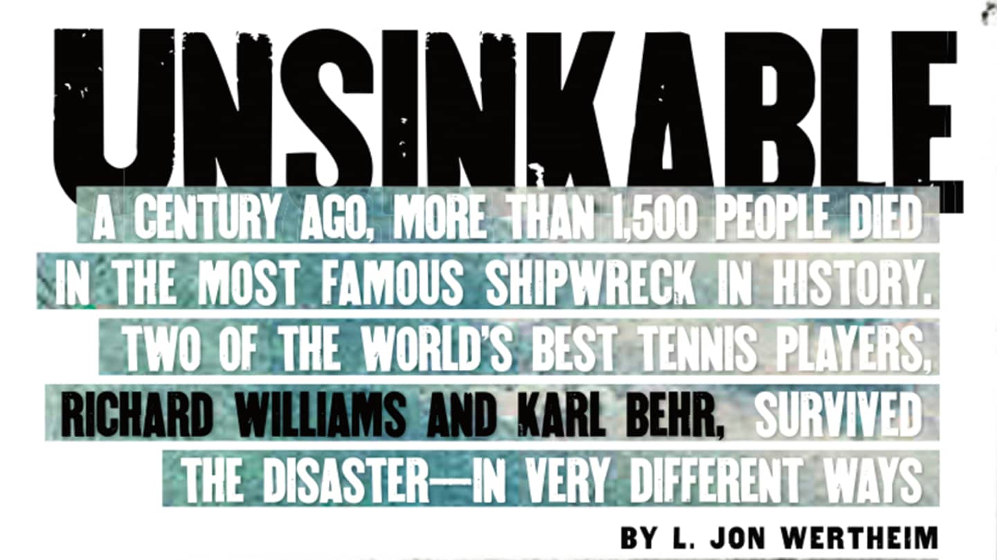 Two American tennis Hall of Famers Dick Williams, Karl Behr who ...