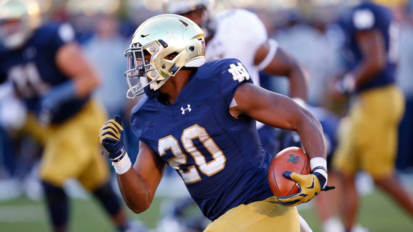 Notre Dame football: C.J. Prosise day to day with head injury - Sports ...