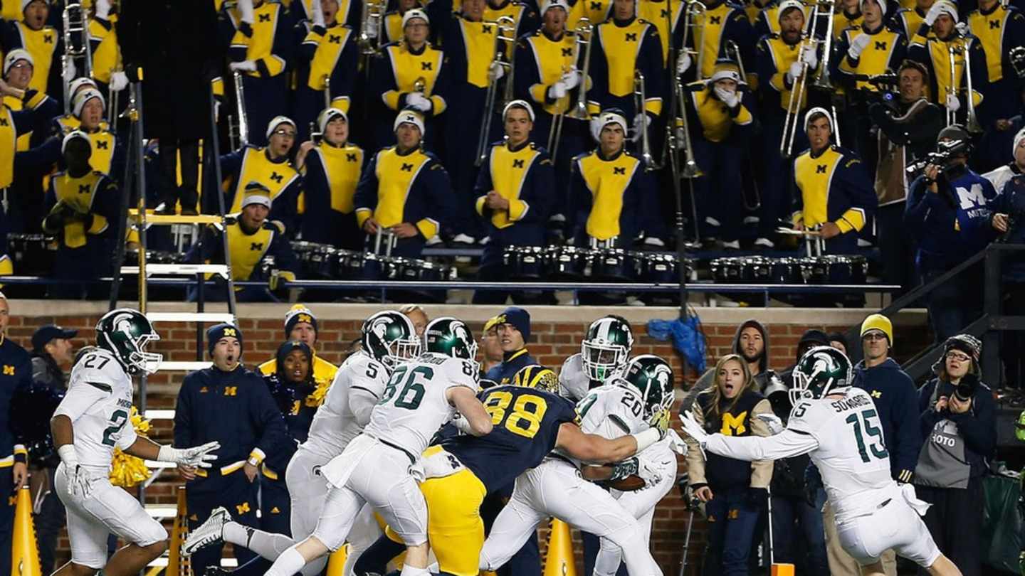 Michigan State-Michigan's final play, and the two rival teams it left ...