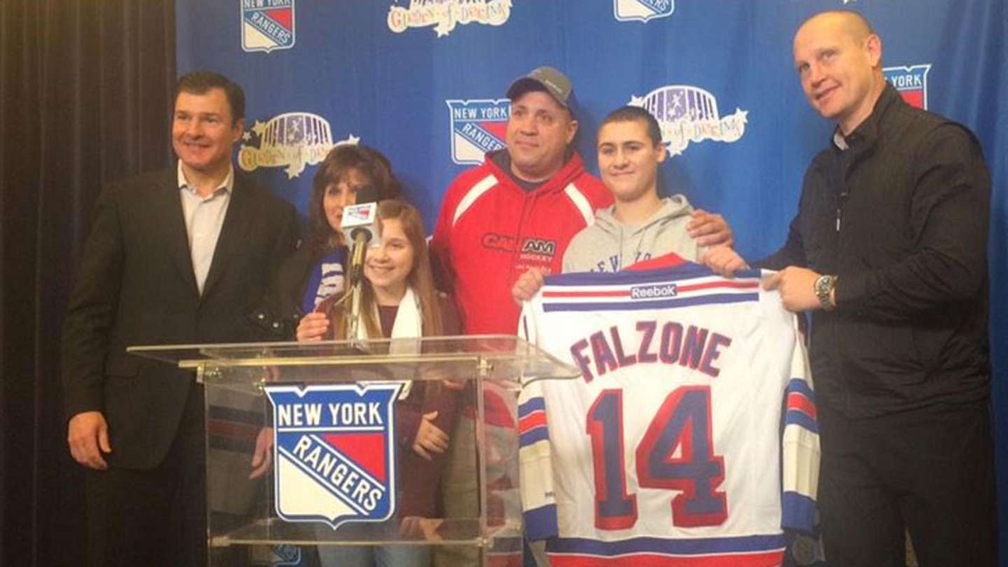 New York Rangers sign 15-year-old diagnosed with cancer - Sports ...