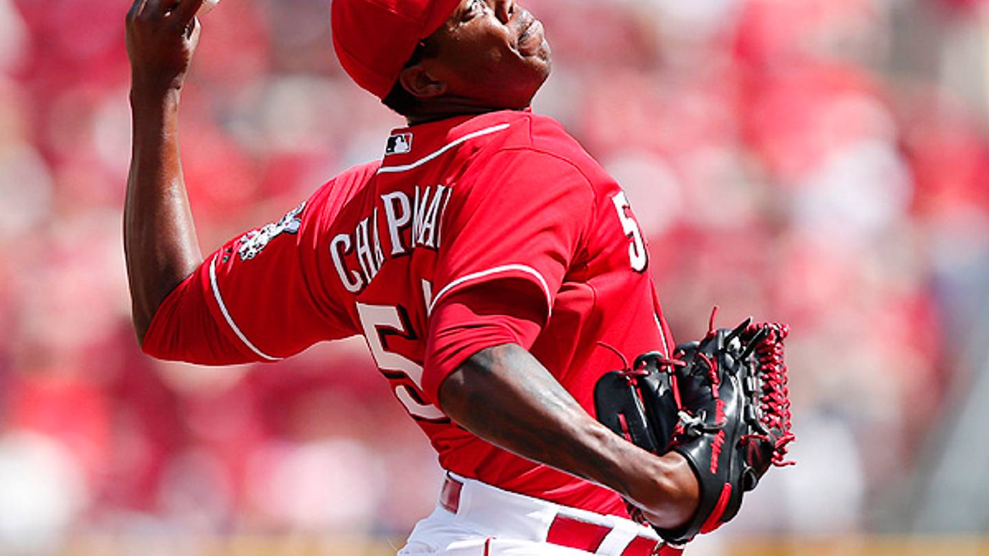 Aroldis Chapman makes season debut in style, striking out side vs ...