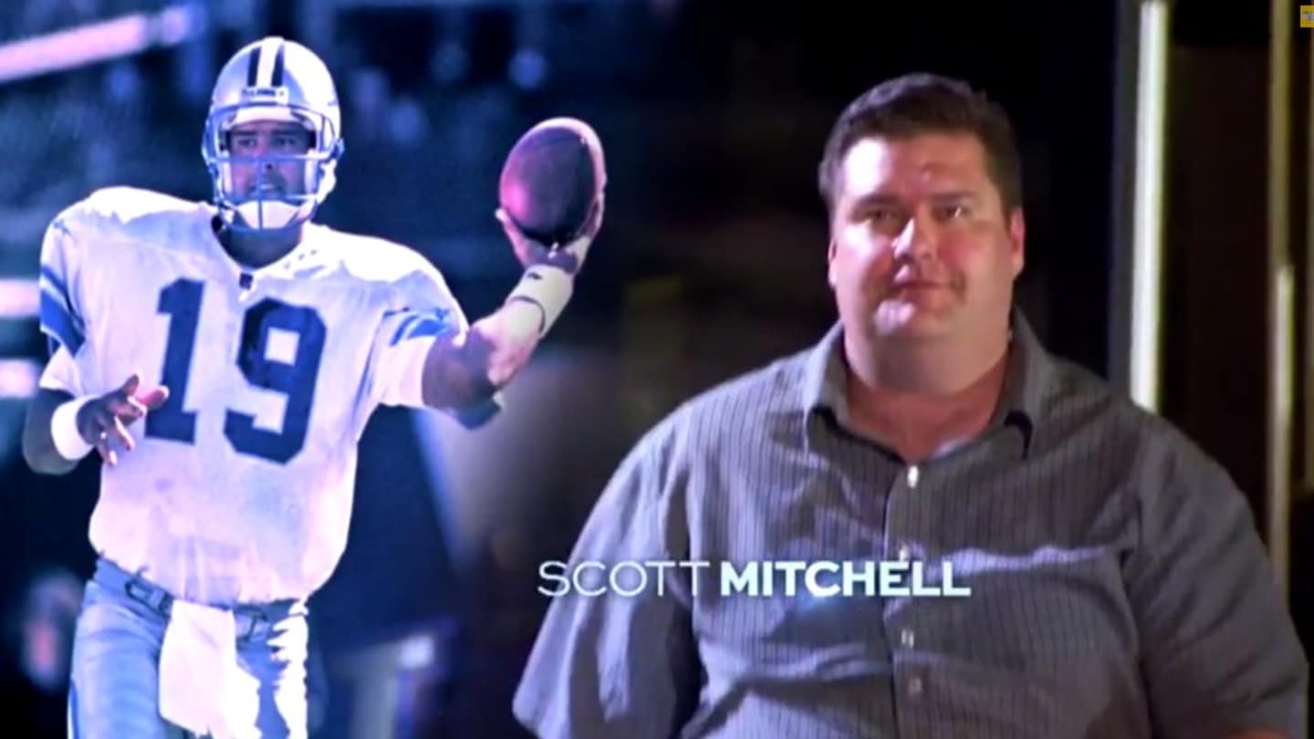 Former Detroit Lions QB Scott Mitchell and New England Patriots OL ...