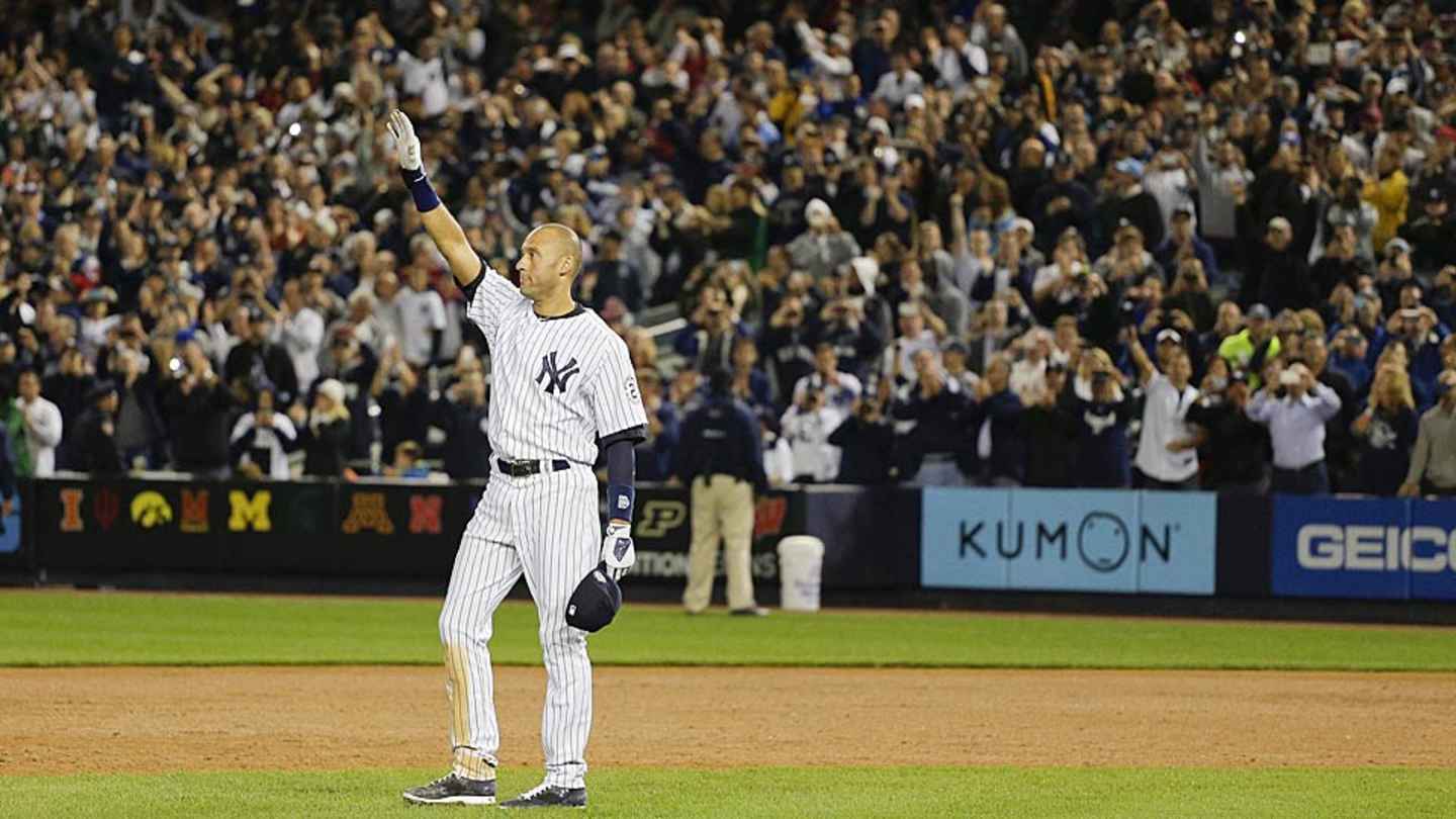 Derek Jeter New York Yankees says goodbye in grand way walk-off hit ...