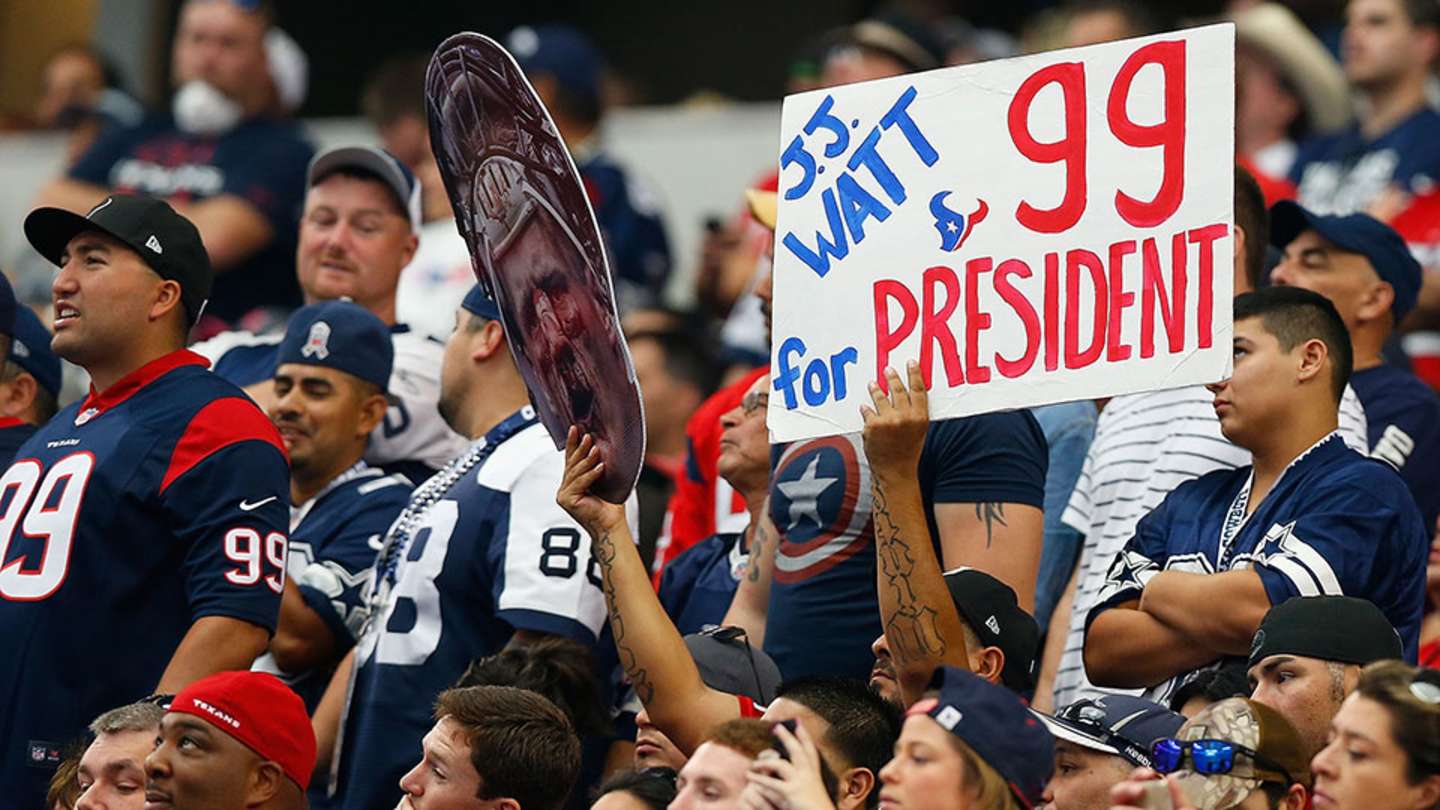 Houston Texans fans turn Dallas Cowboys' stadium into home game ...
