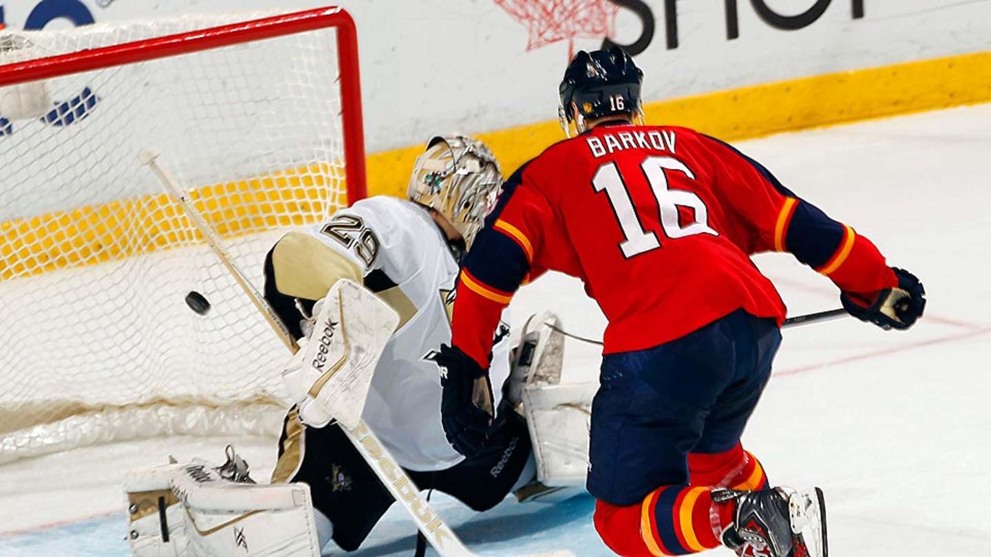 Watch: Aleksander Barkov shootout goal lifts Panthers past Penguins ...
