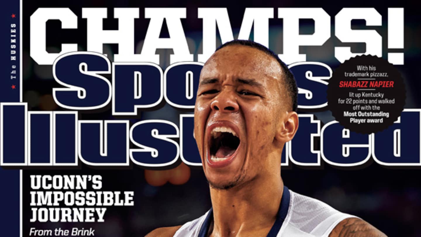 Shabazz Napier lands UConn Huskies championship cover of Sports ...