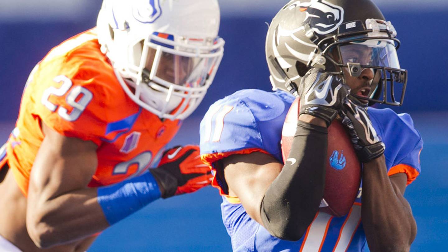 Boise State unveils new orange helmets - Sports Illustrated