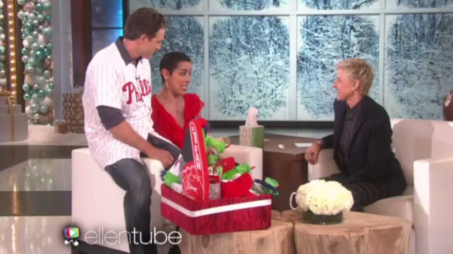 Philadelphia Phillies Chase Utley, Ellen DeGeneres surprise cancer ...