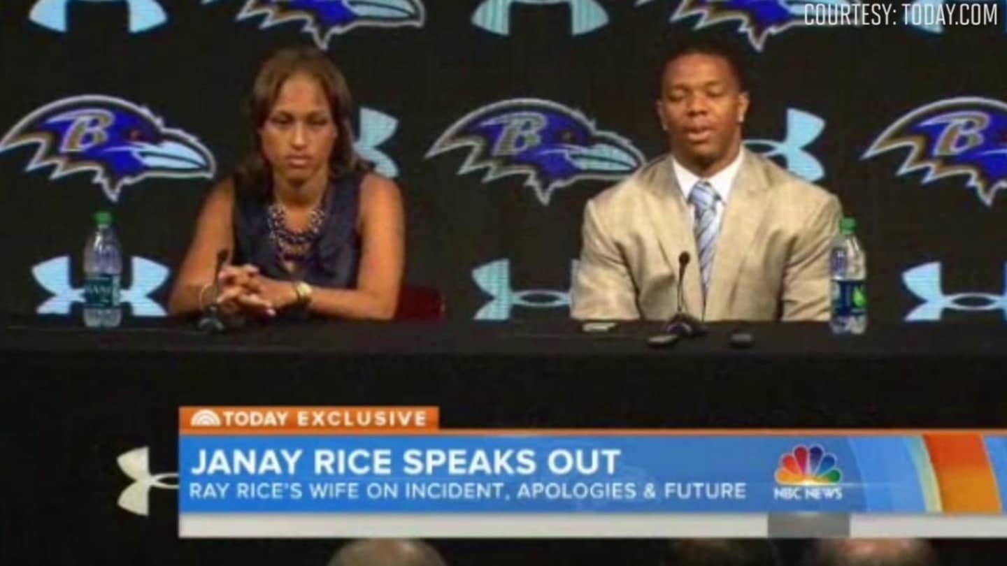 Baltimore Ravens deny telling Janay Rice to apologize at May press ...