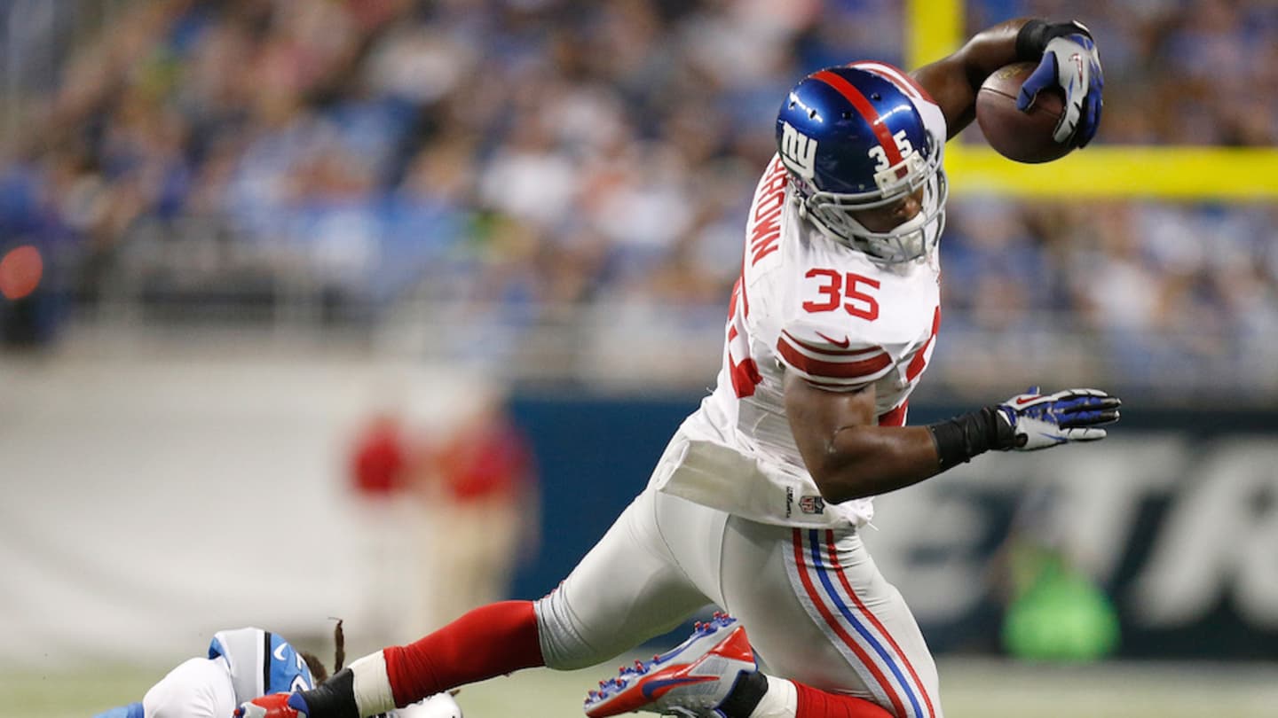 The Houston Texans released former New York Giants running back Andre ...