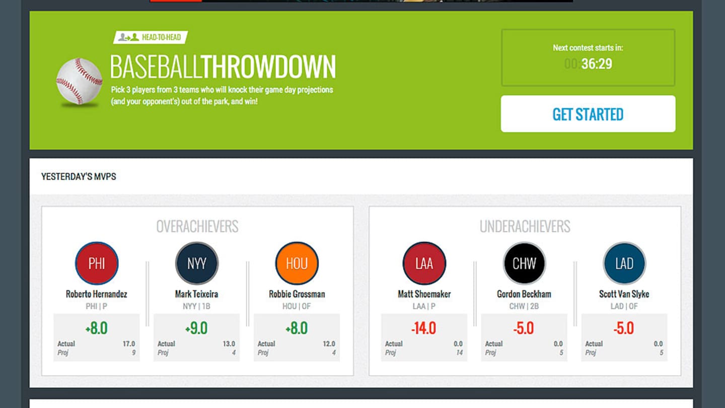 FanNation app debuts with Baseball Throwdown, a daily game putting ...