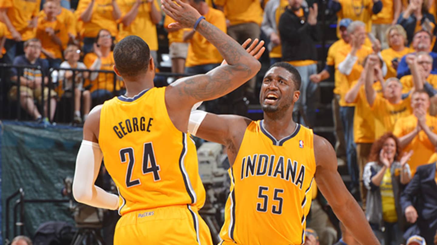 Three-Pointers: Roy Hibbert comes back to life as Pacers put away Hawks ...