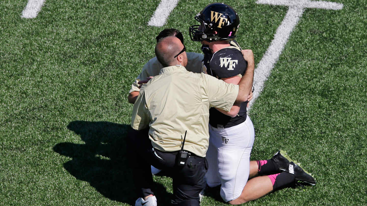 Wake Forest QB John Wolford being evaluated for possible concussion ...