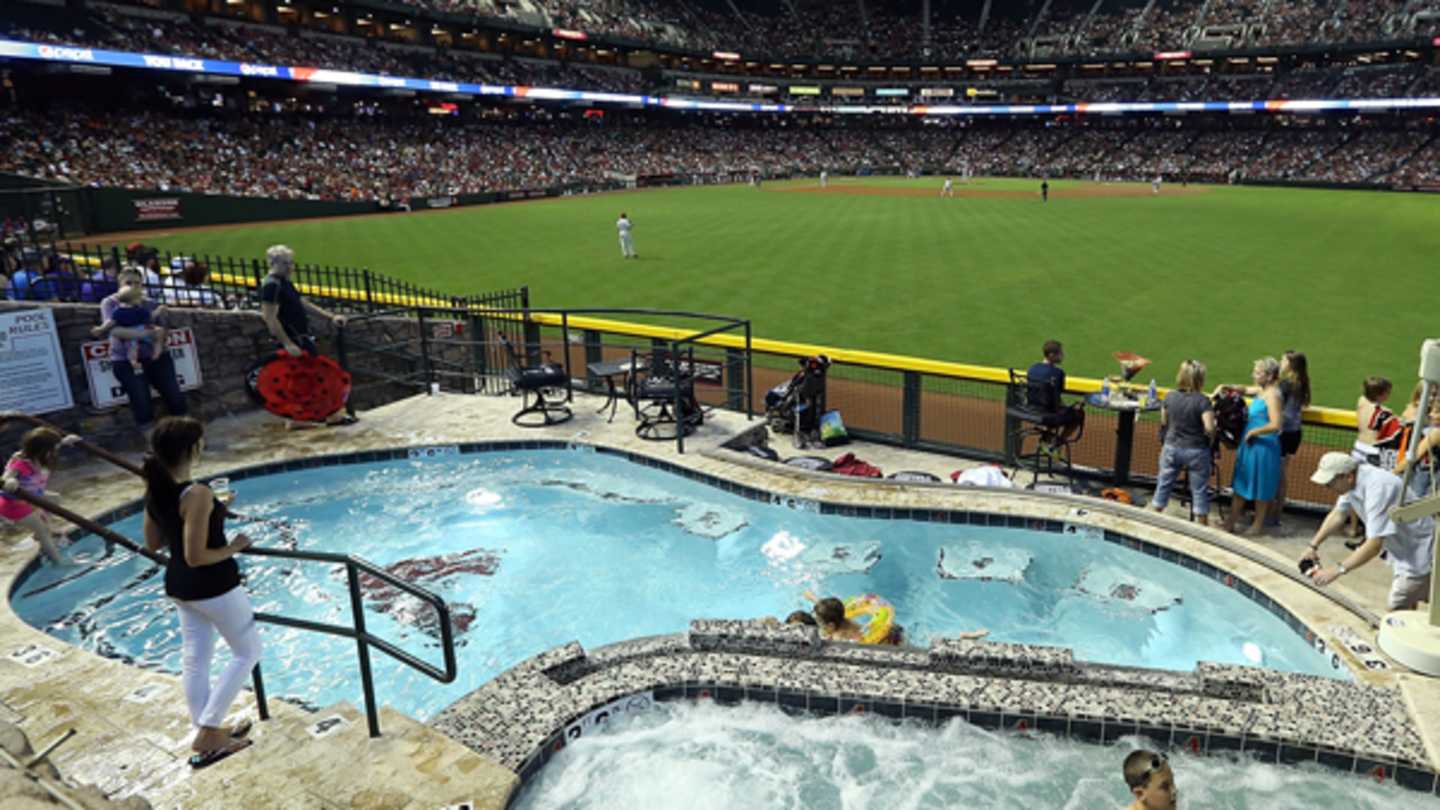 chase field pool capacity