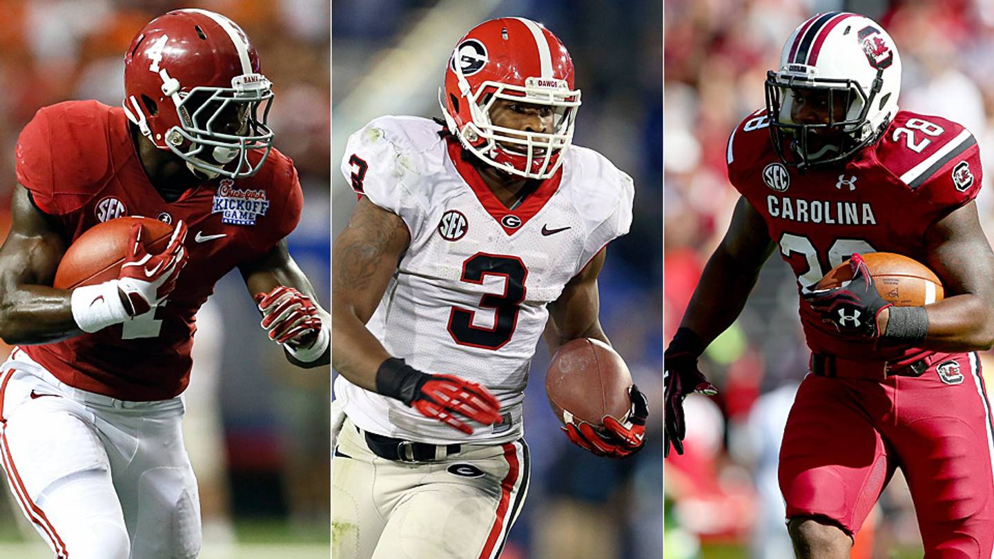 Back to the ground: SEC boast deepest class of running backs in recent ...