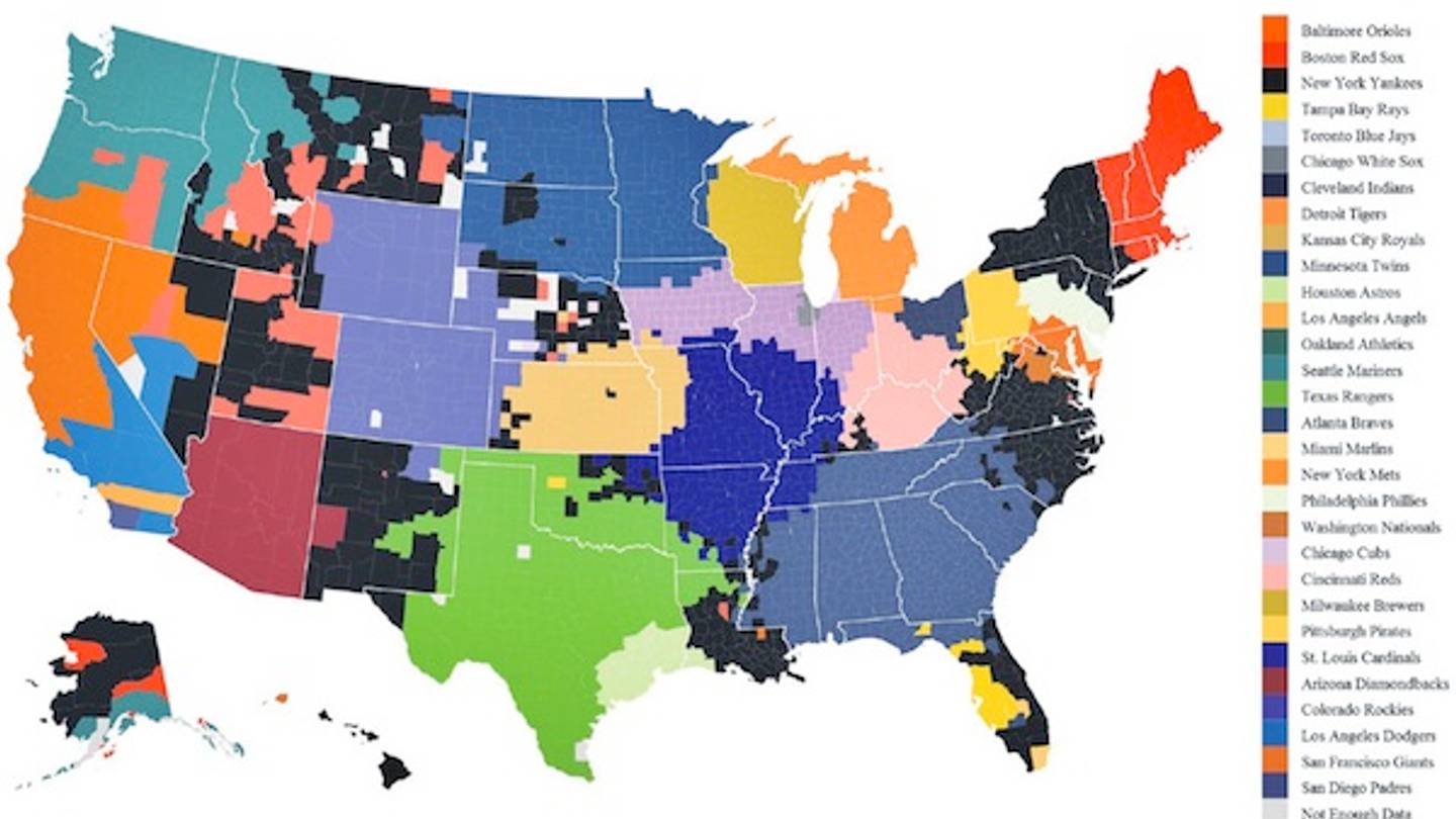 Here's the Ultimate MLB Territory Map as Determined by Facebook ...