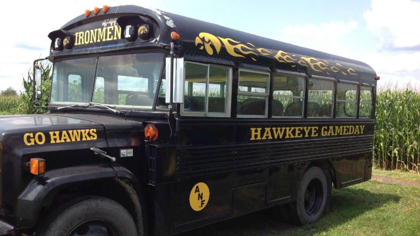 University of Iowa Hawkeyes party bus for sale for $1,000 on eBay ...