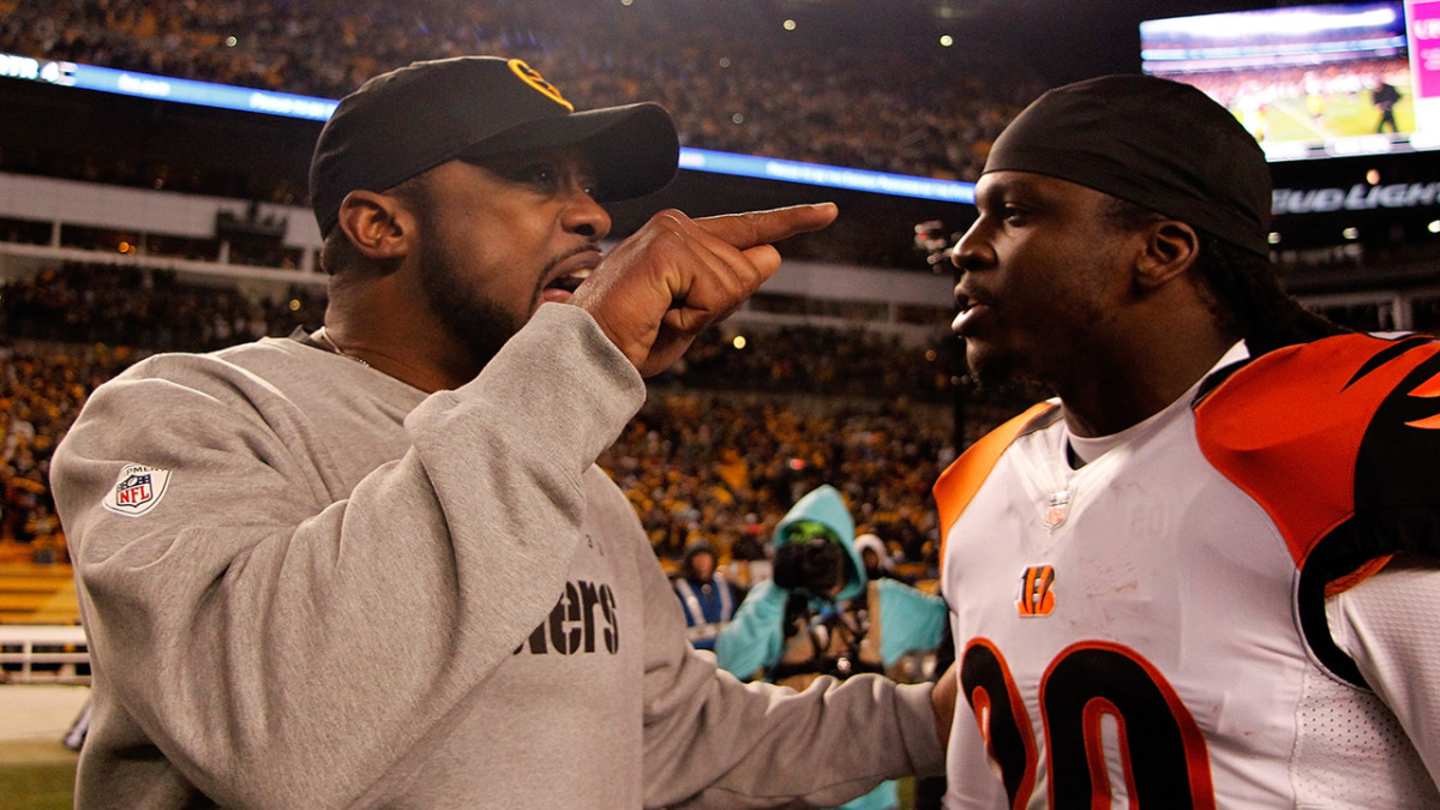 Pittsburgh Steelers HC Mike Tomlin and Cincinnati Bengals S Reggie ...