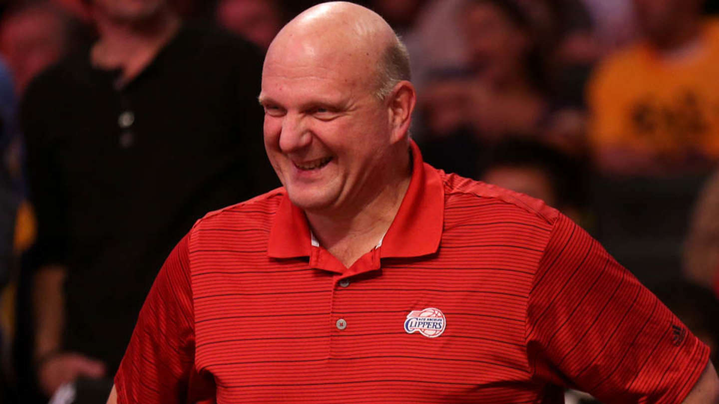 Los Angeles Clippers owner Steve Ballmer dances to Fergie - Sports ...