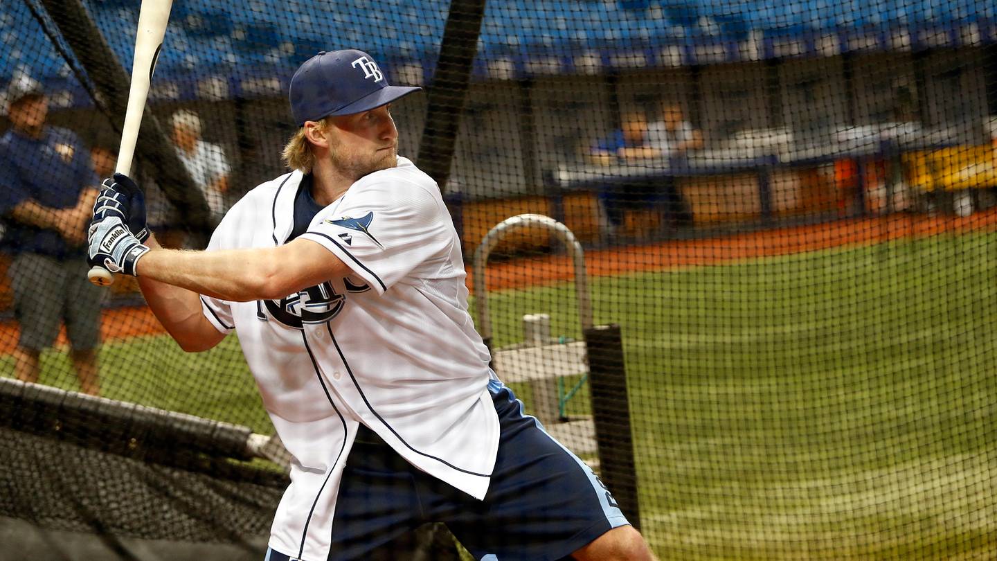 Tampa Bay Lightning's Steven Stamkos takes batting practice - Sports ...