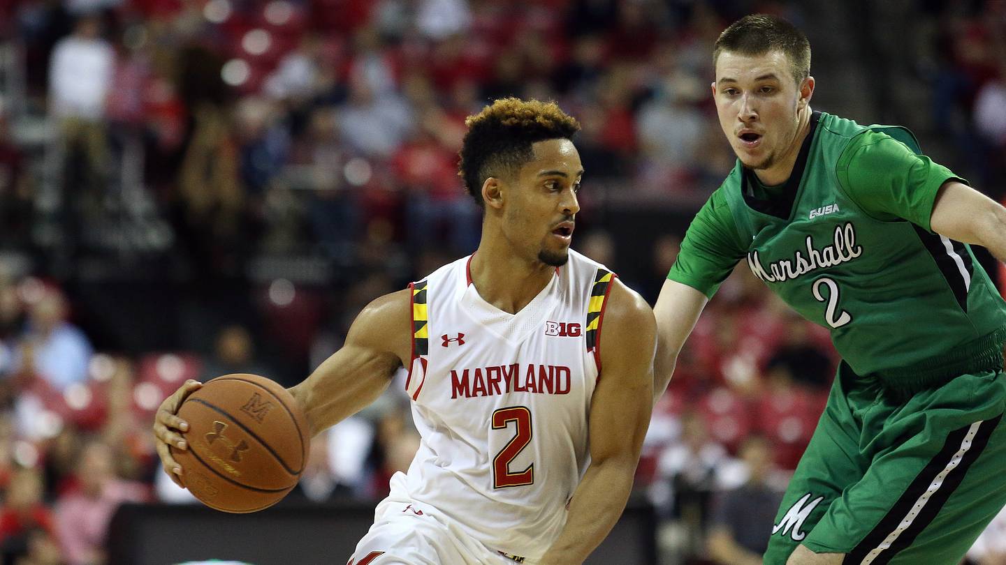 Carter, Stone shine as No. 4 Maryland beats Marshall 87-67 - Sports ...
