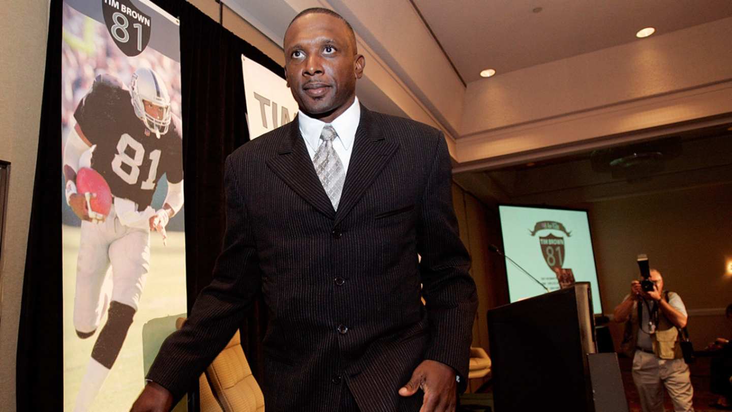 Tim Brown on the importance of retiring a Oakland Raider - Sports ...
