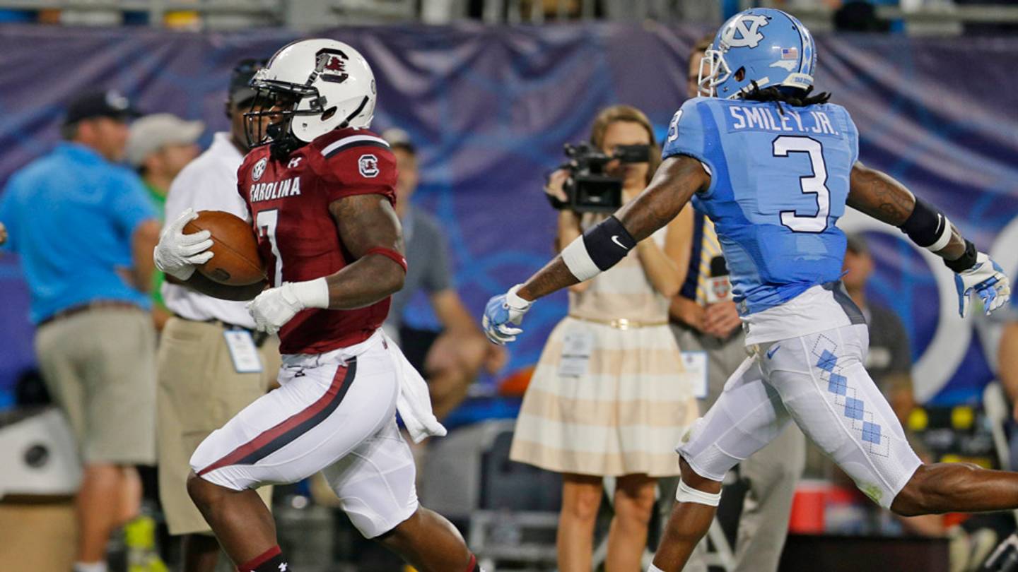 South Carolina beats North Carolina behind Shon Carson, Skai Moore ...