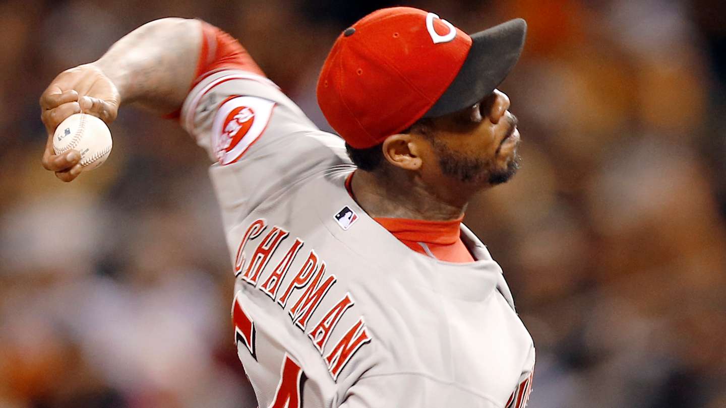 Cincinnati's Chapman throws 62 fastest pitches of season - Sports ...