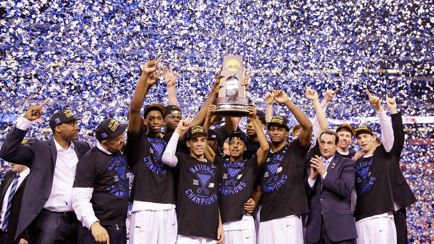 Duke celebration: Fans start bonfire after championship victory ...