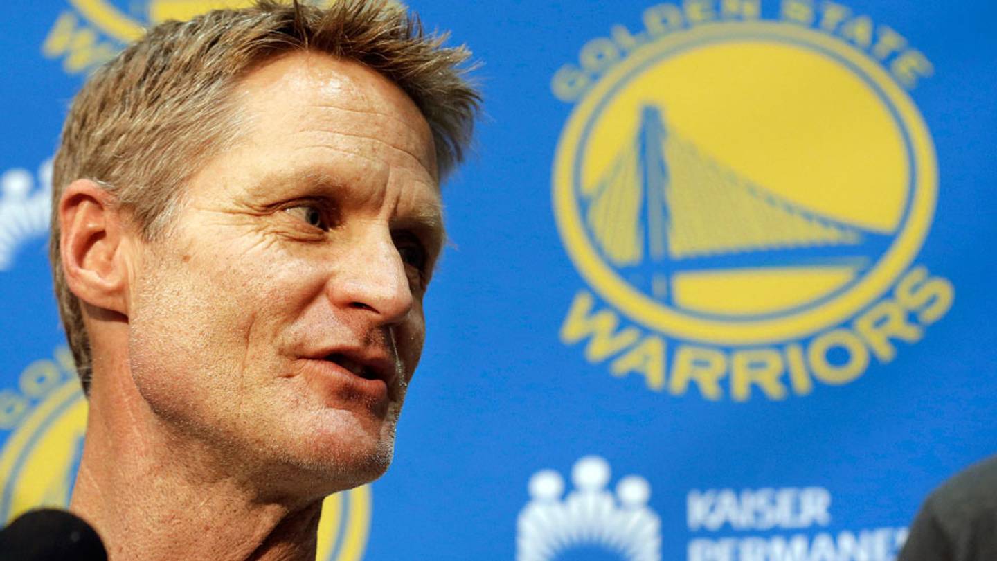 Steve Kerr: Golden State Warriors coach limited by back surgeries ...