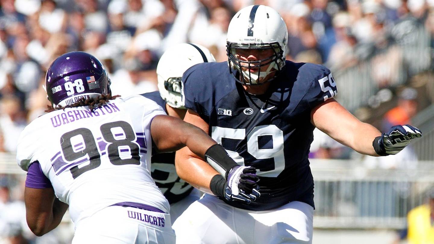 Penn State Nittany Lions offensive lineman Andrew Nelson injured ...