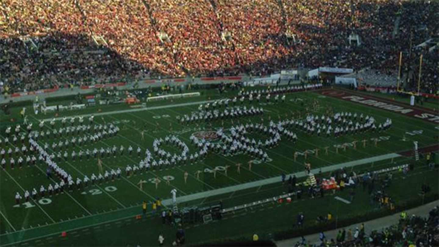 Florida State's marching band did a Beyoncé tribute at halftime of Rose ...