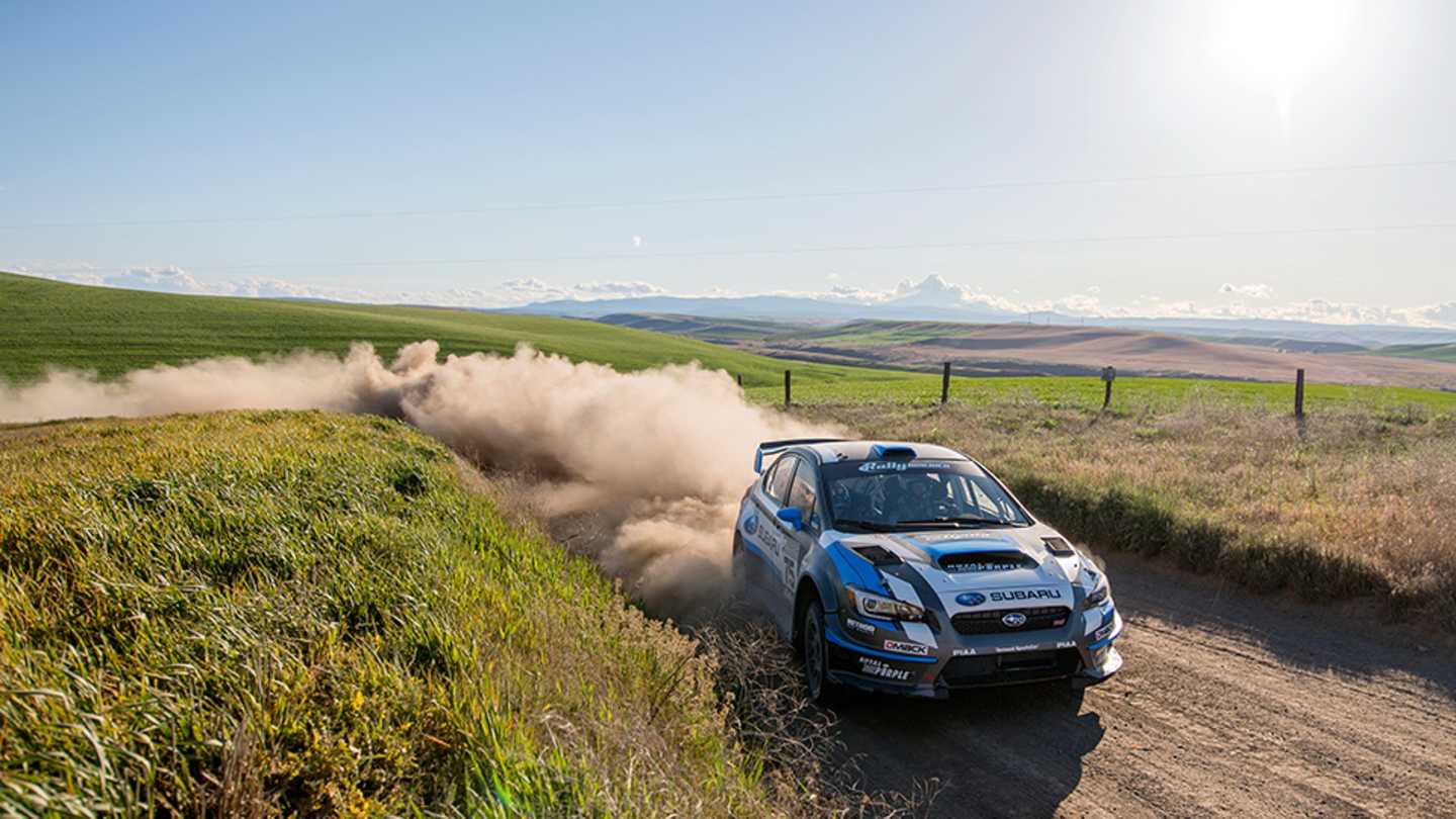 Rally racing: Subaru driver David Higgins rules American Rally - Sports ...