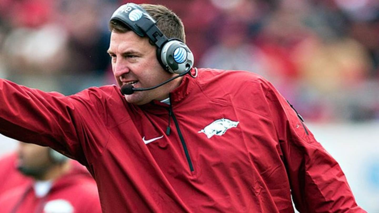 How Bret Bielema reinvented the football culture at Arkansas - Sports ...