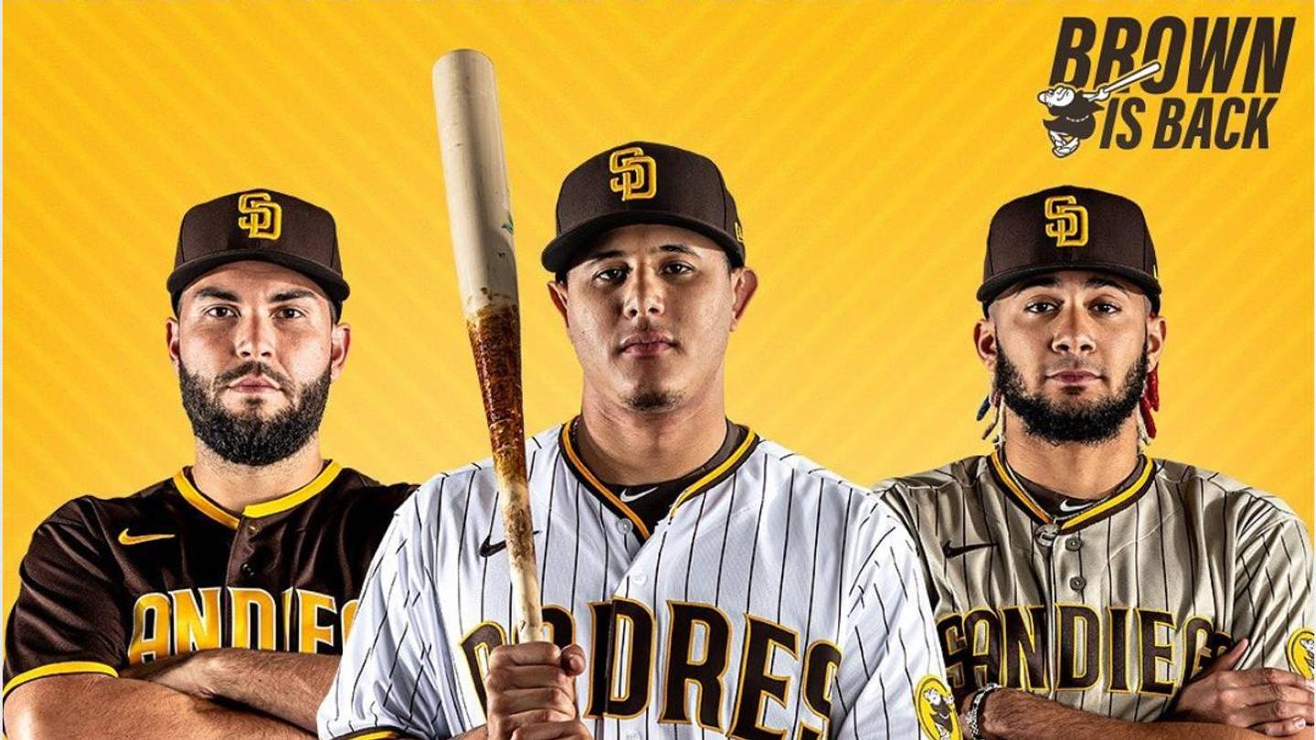 Padres Unveil New Uniforms With Brown-and-Gold Color Scheme - Sports ...