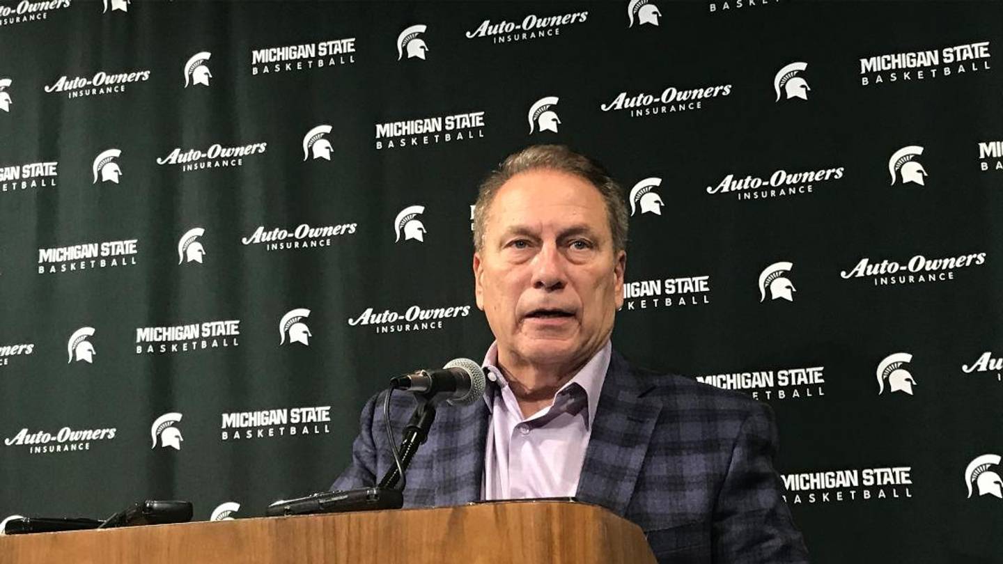 Tom Izzo's Entire Emotional Press Conference on Winston Family Tragedy ...
