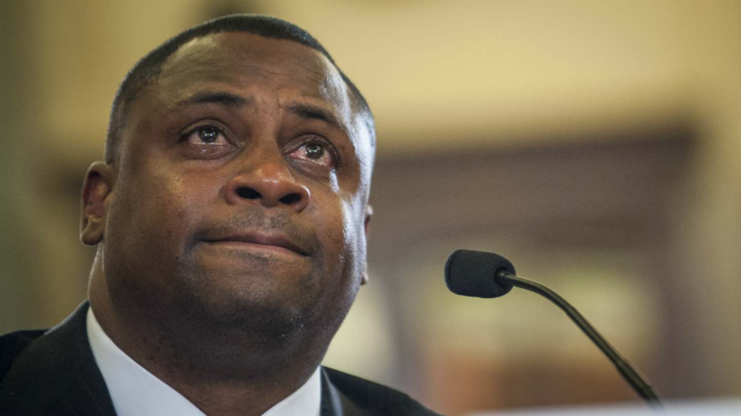 Senate committee holds domestic violence hearing; NFL VP Troy Vincent ...